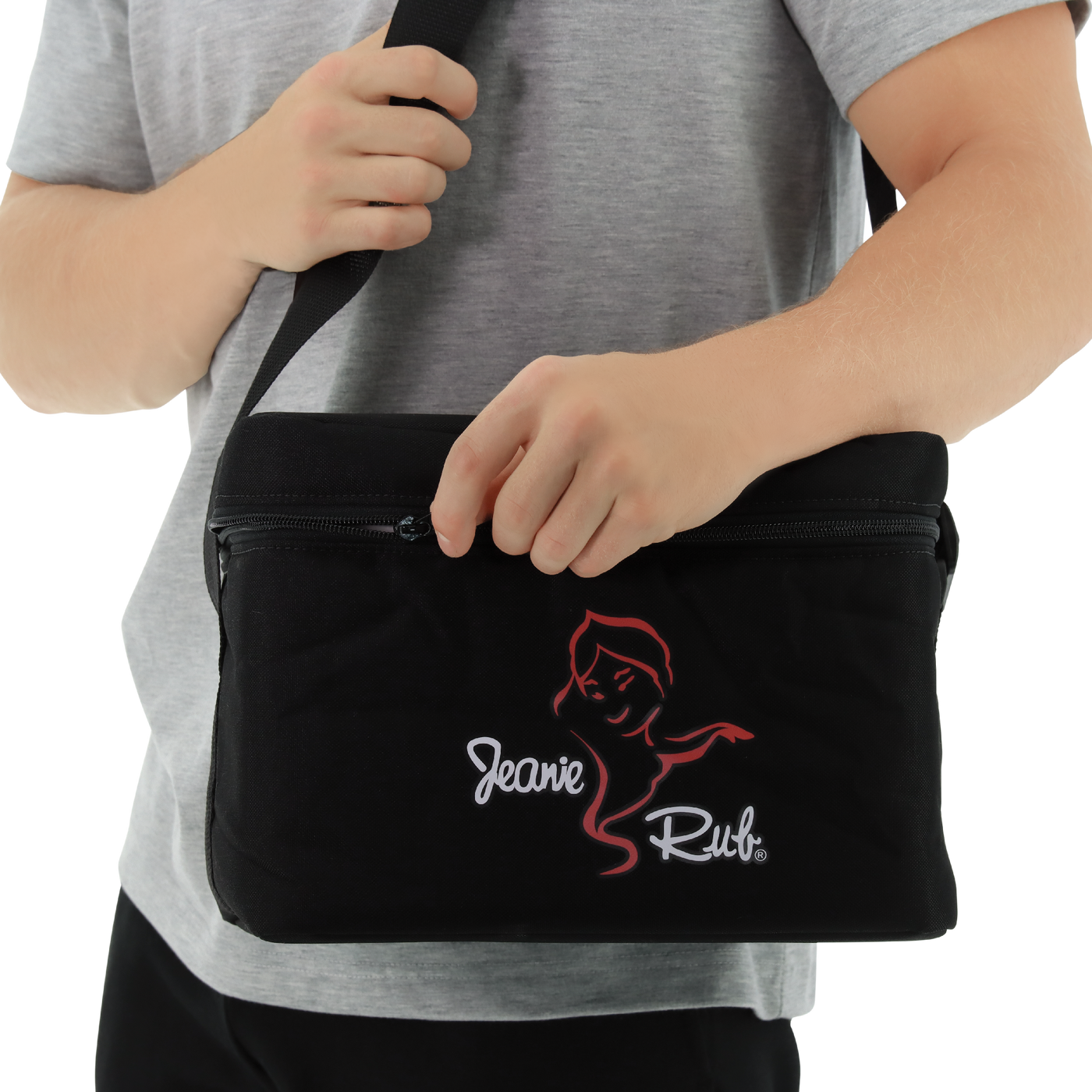 Jeanie Rub Nylon Shoulder Bag Only | Take Your Massager Anywhere