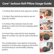 Core Jackson Neck Roll Pillow | Helps Relieve Neck Tension & Stiffness