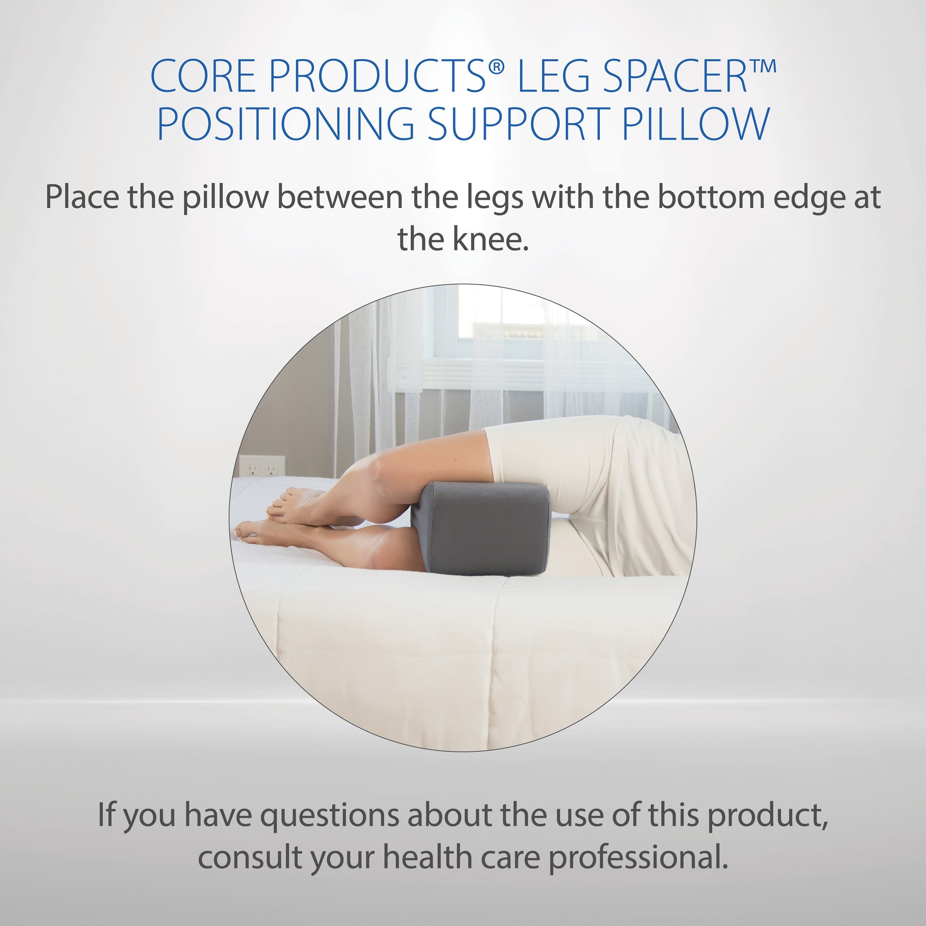 Leg Spacer Positioning Support Pillow | Helps Improve Circulation