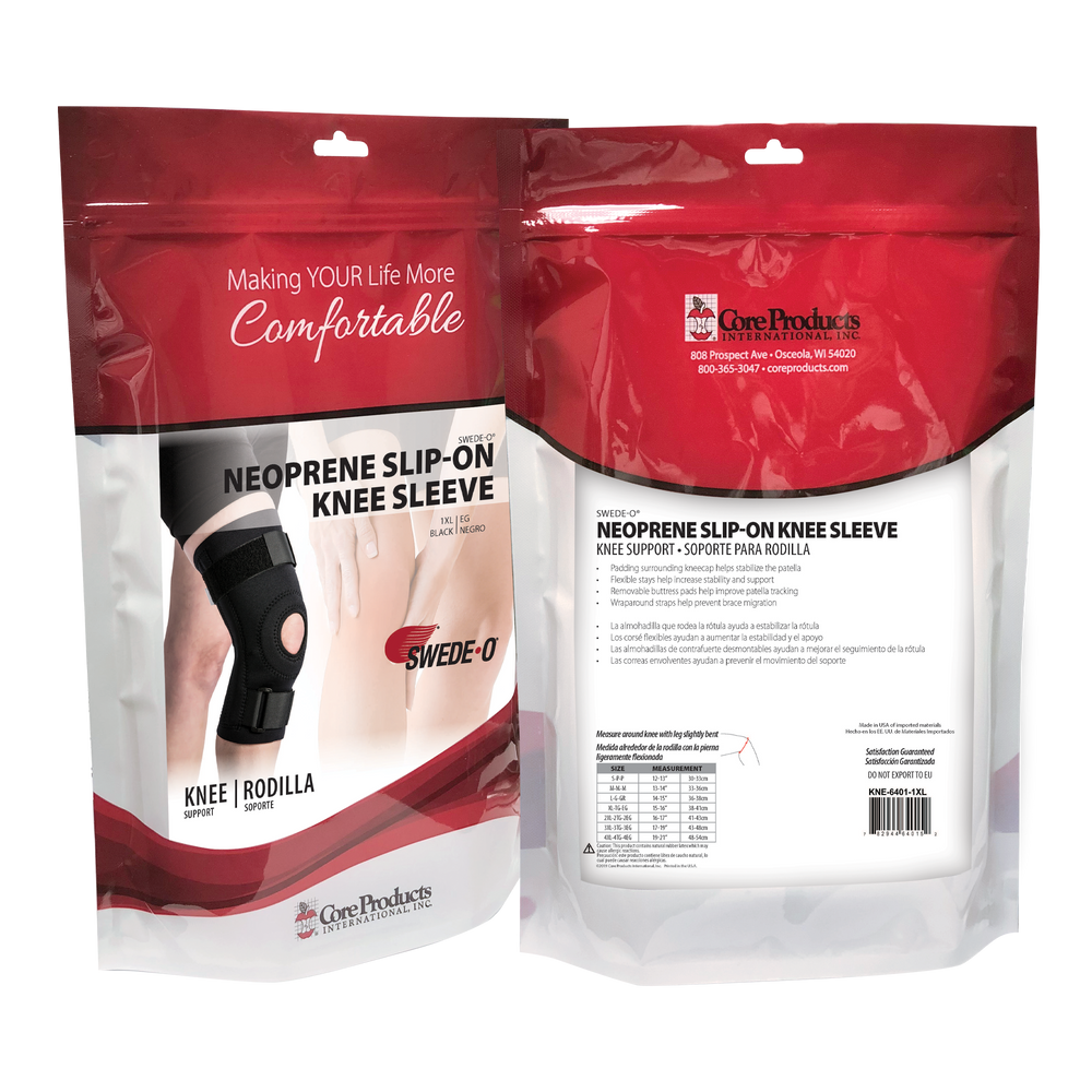 Swede-O Neoprene Slip-On Knee Sleeve | Compression to Help Reduce Pain